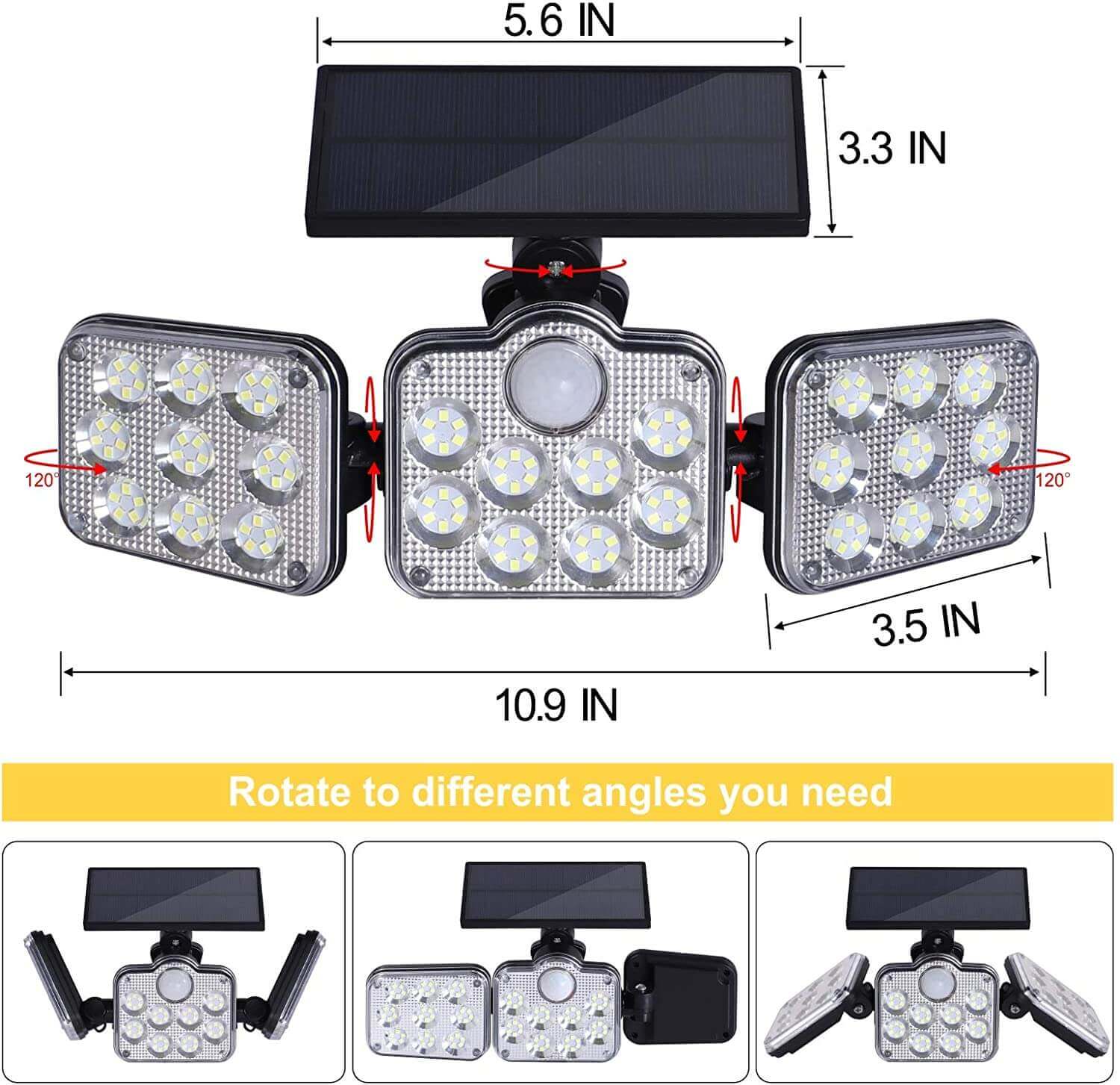 Solar sensor light fL-1728 – iboga.ma